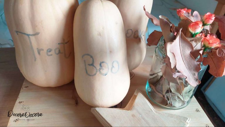 Decorar calabazas. La idea más fácil. – Decora Decora