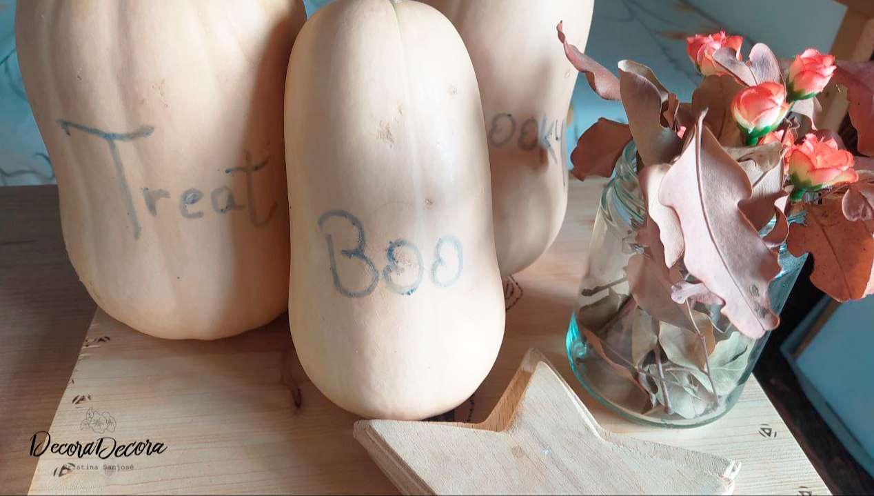 Decorar calabazas. La idea más fácil. – Decora Decora